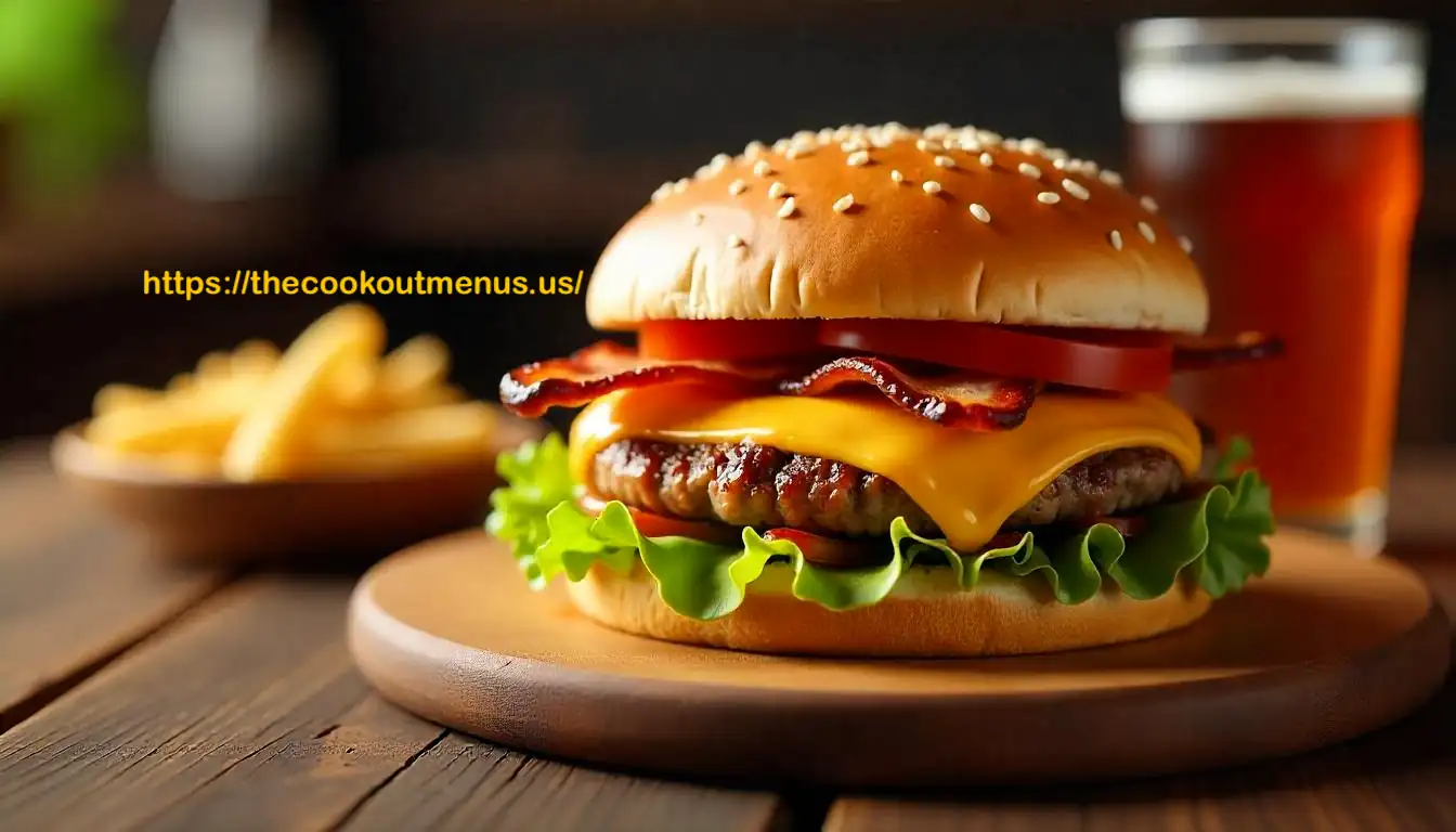 Cookout Burgers Menu Fresh And Flavorful Burgers